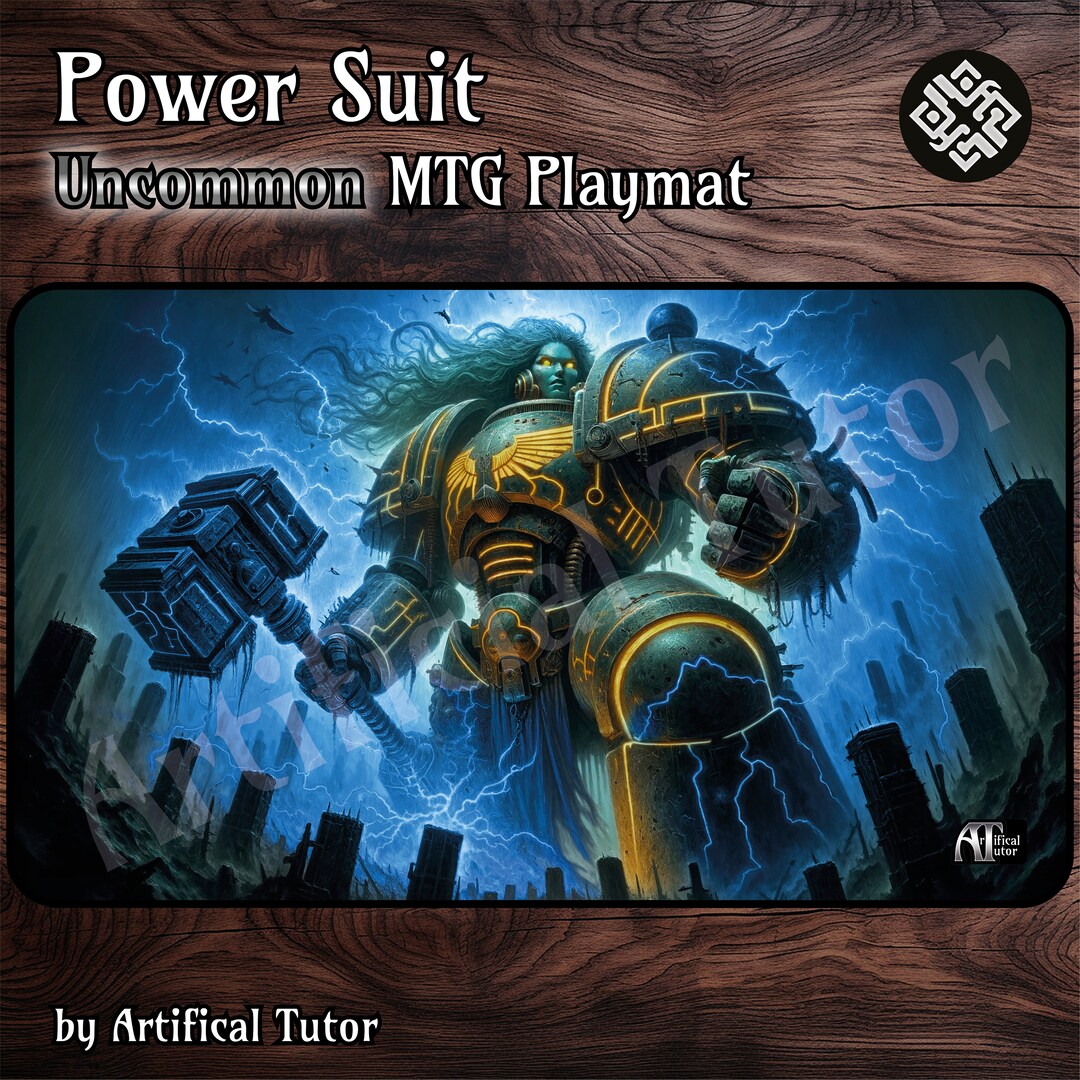 Power Suit 24x14 MTG Playmat or Board Game Mat for TCG - Etsy