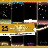 60th Birthday Party 360 Photo Booth Overlay 360booth Overlay 360 ...