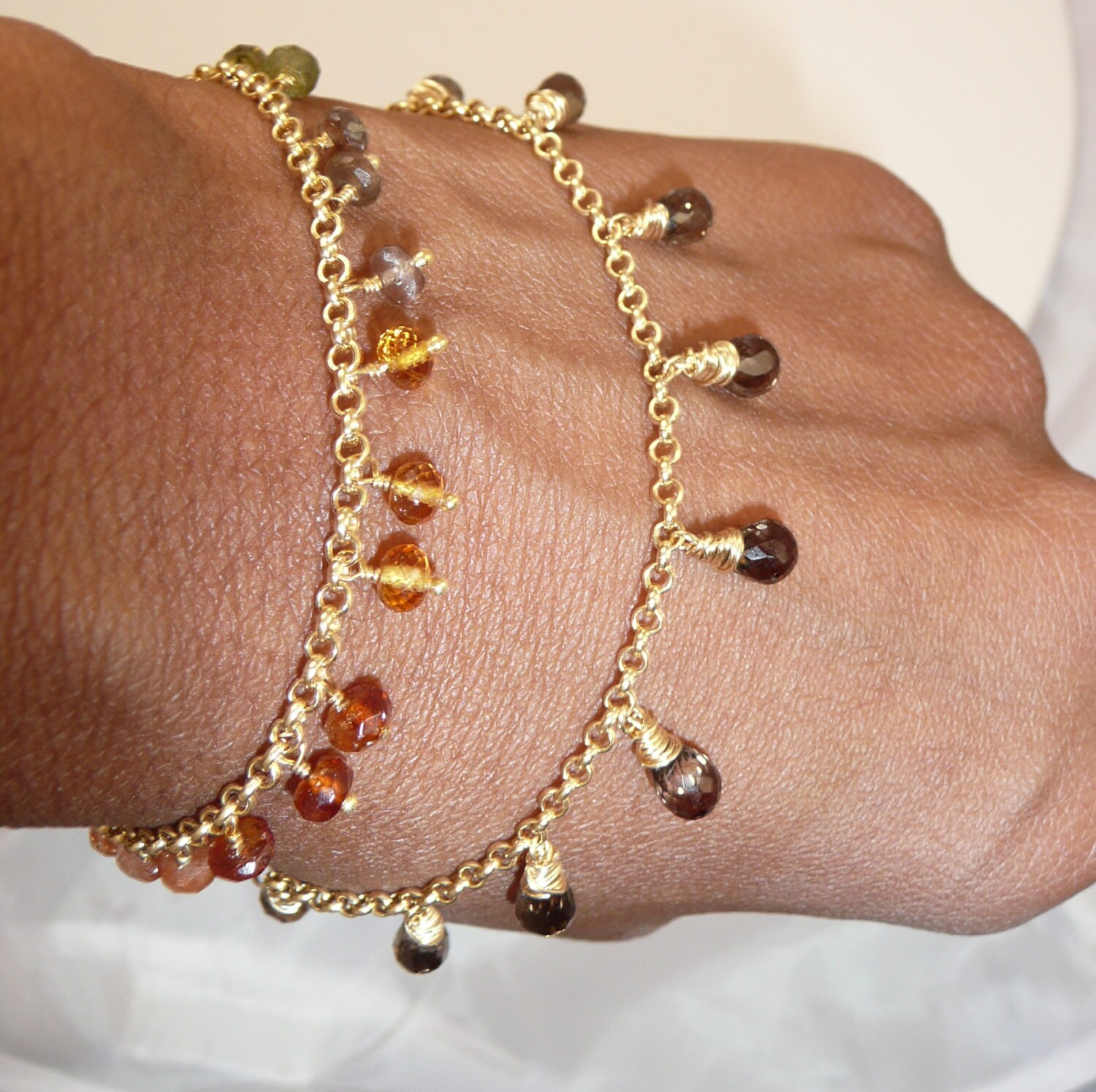 Painted Desert - Stunning Bracelet Featuring Moonstone, Sunstone ...