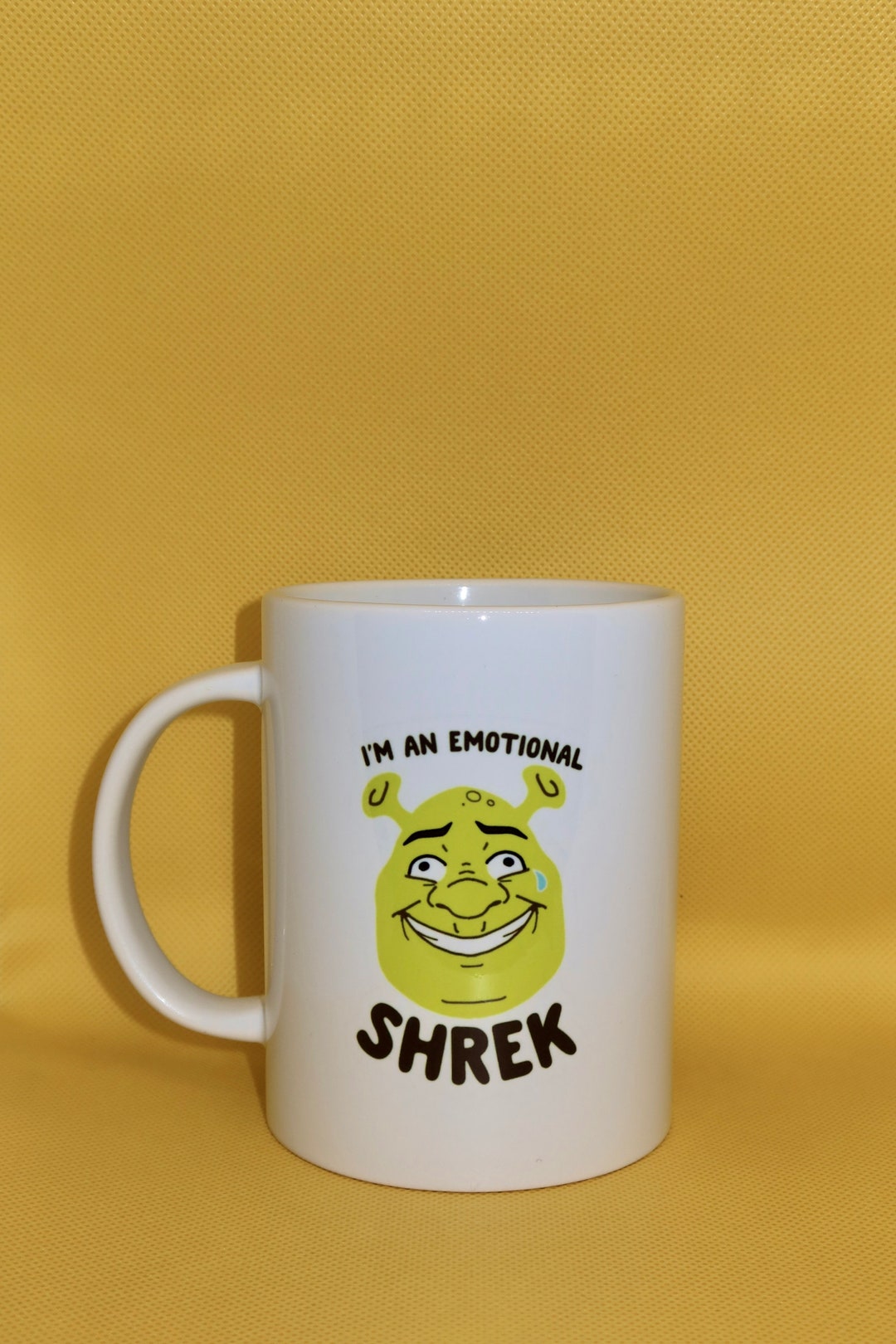 Im an Emotional Shrek, Shrek Mug, Shrek Custom Merch, Custom Mug ...