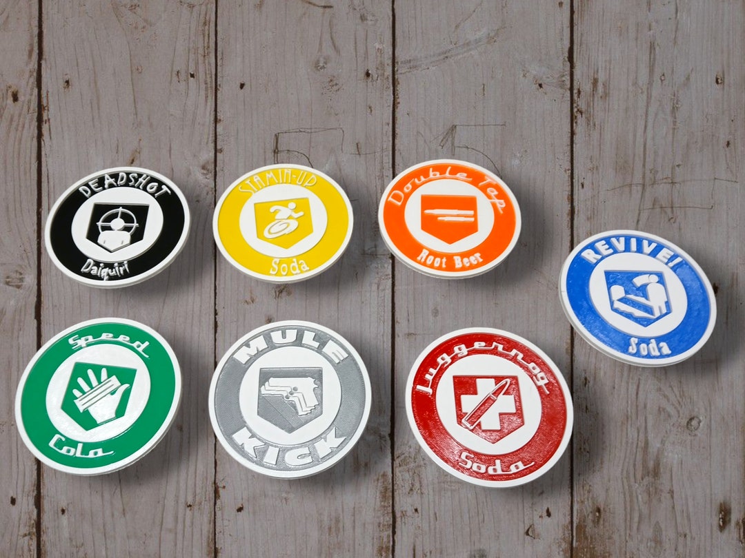 Zombies Perk Coasters - Etsy