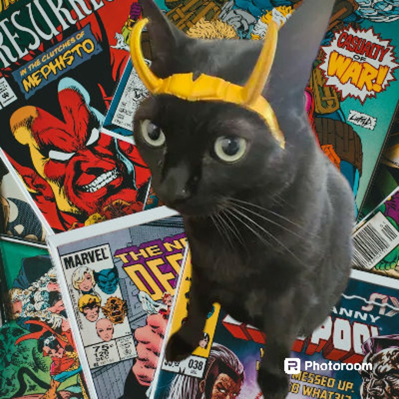 Loki Crown for Cats - Etsy