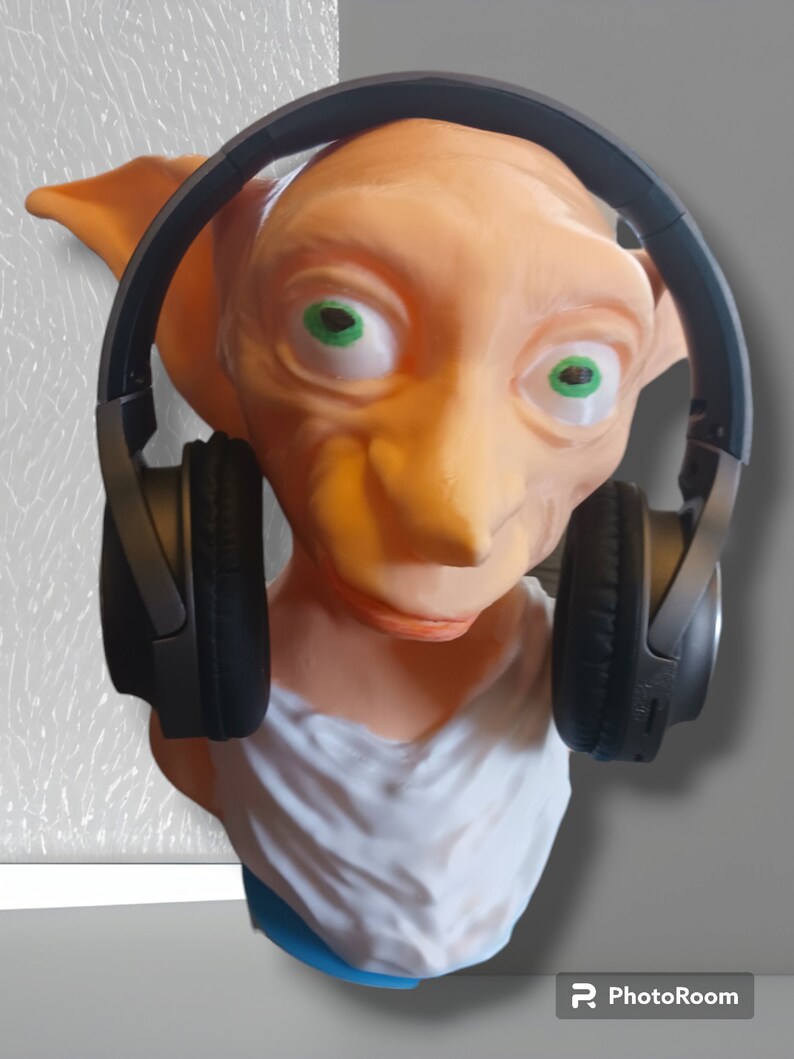 Dobby Bust Headphone Stand 3d Printed Decor - Etsy