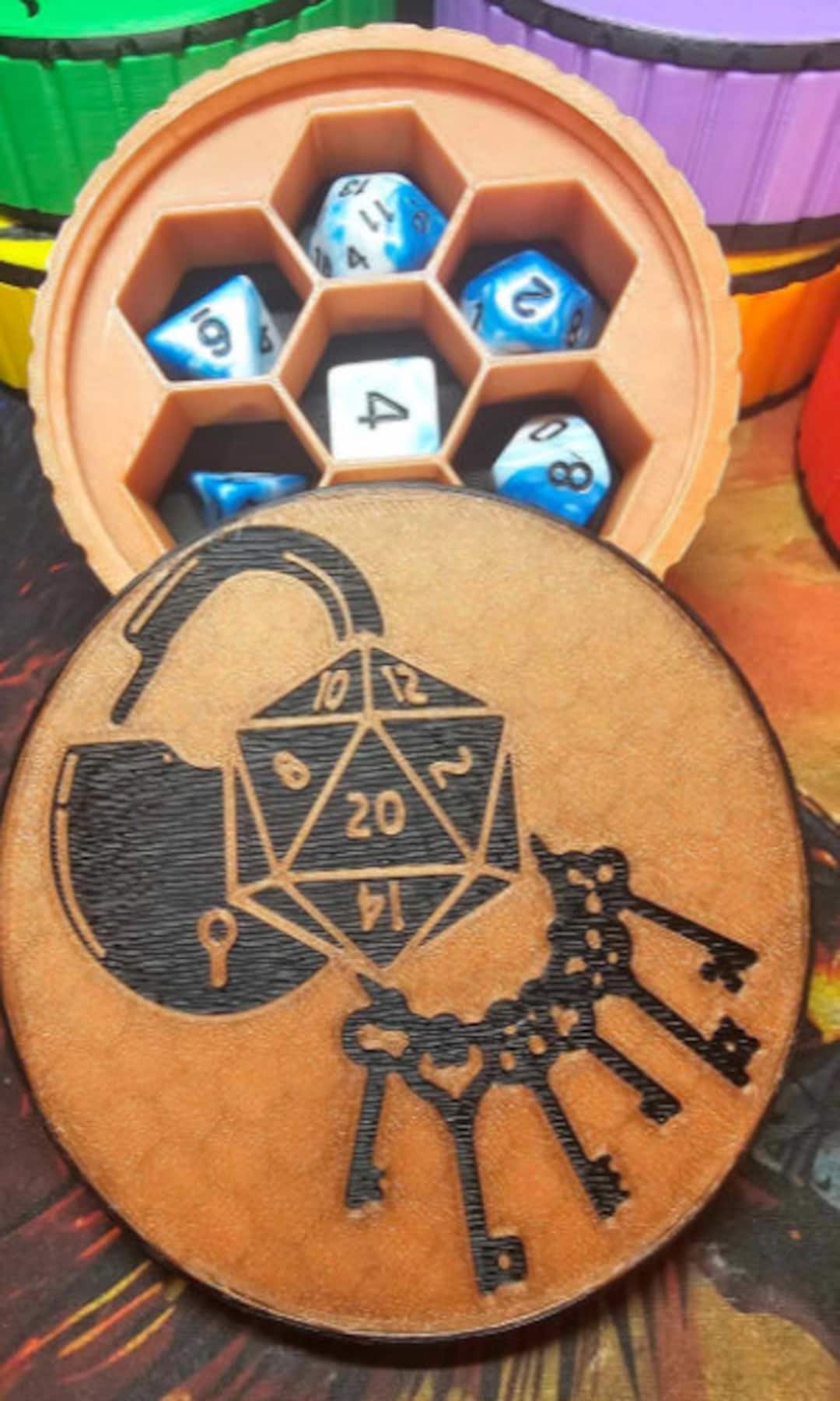 Dnd Rogue Dice Vault - Etsy