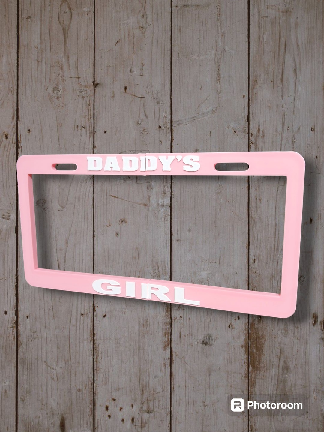 DADDYS GIRL License Plate Frame / Cover - Etsy