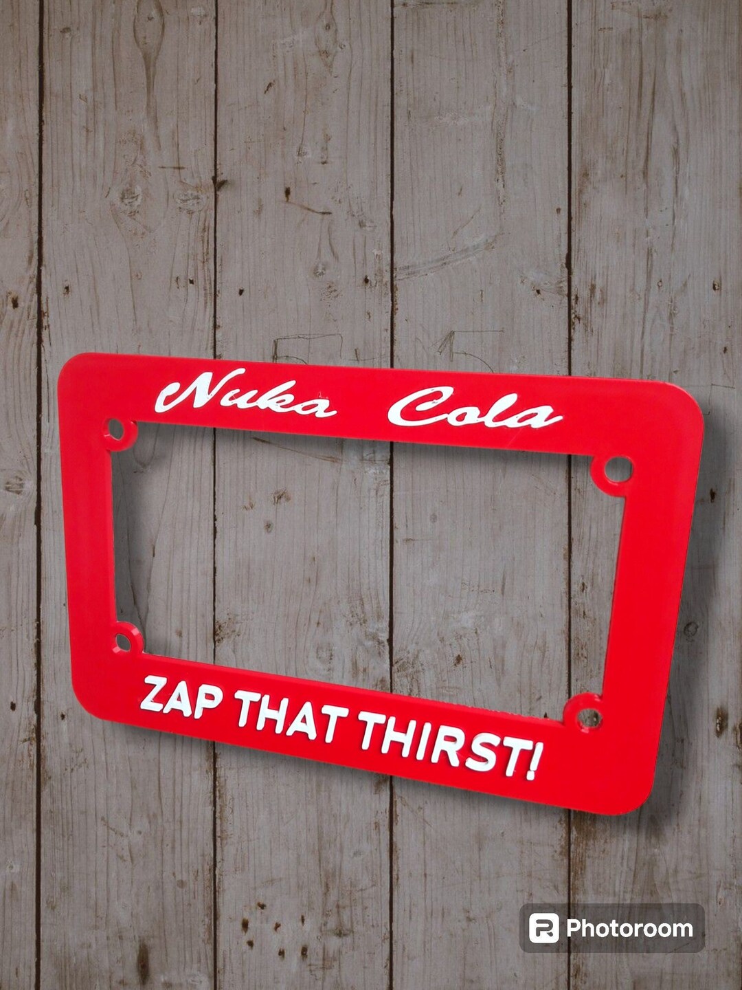 FALLOUT Motorcycle License Plate Frame Nuka Cola - Etsy