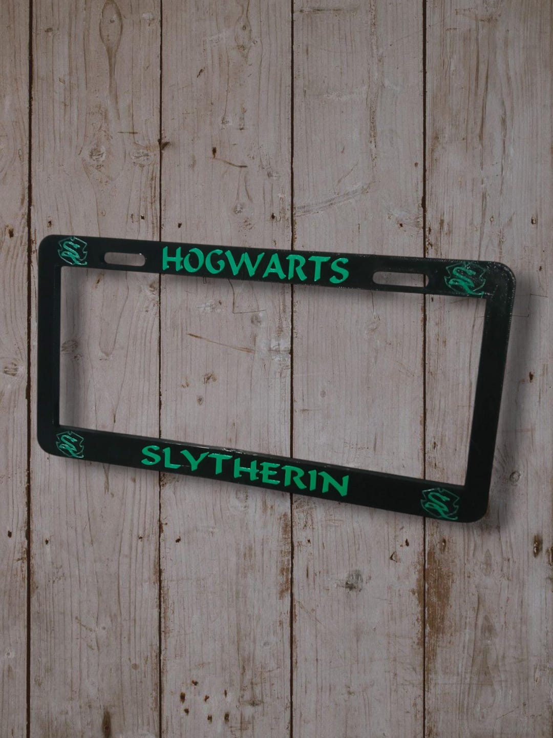 Hogwarts Slytherin License Plate Frame / Cover - Etsy