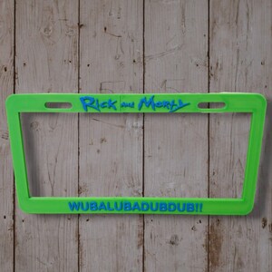 Rick & Morty License Plate Frame / Cover - Etsy