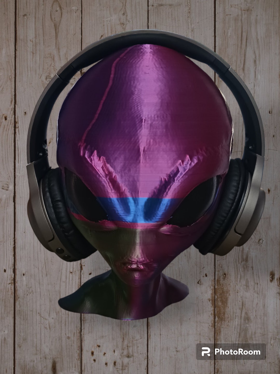Alien Headphone Stand Bust Decor - Etsy