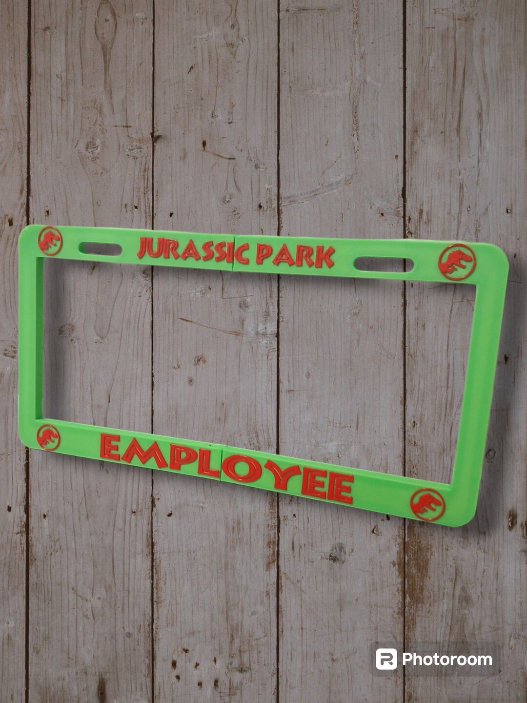 Jurassic Park License Plate Frame / Cover - Etsy
