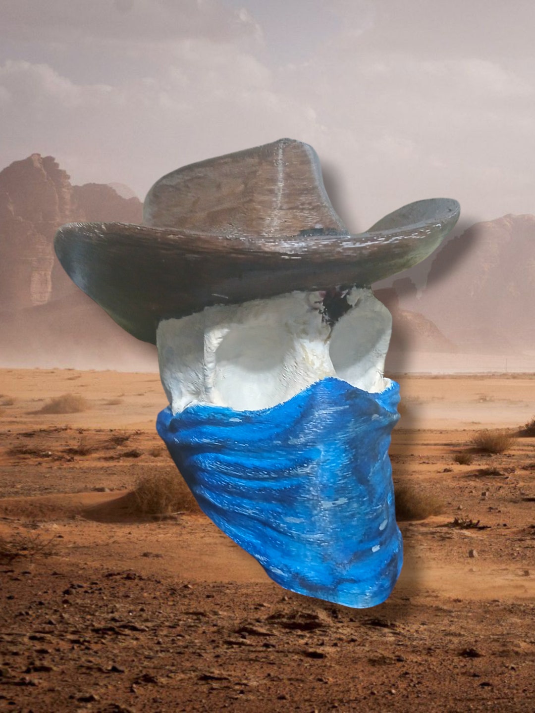 Outlaw Cowboy Skull Decor - Etsy