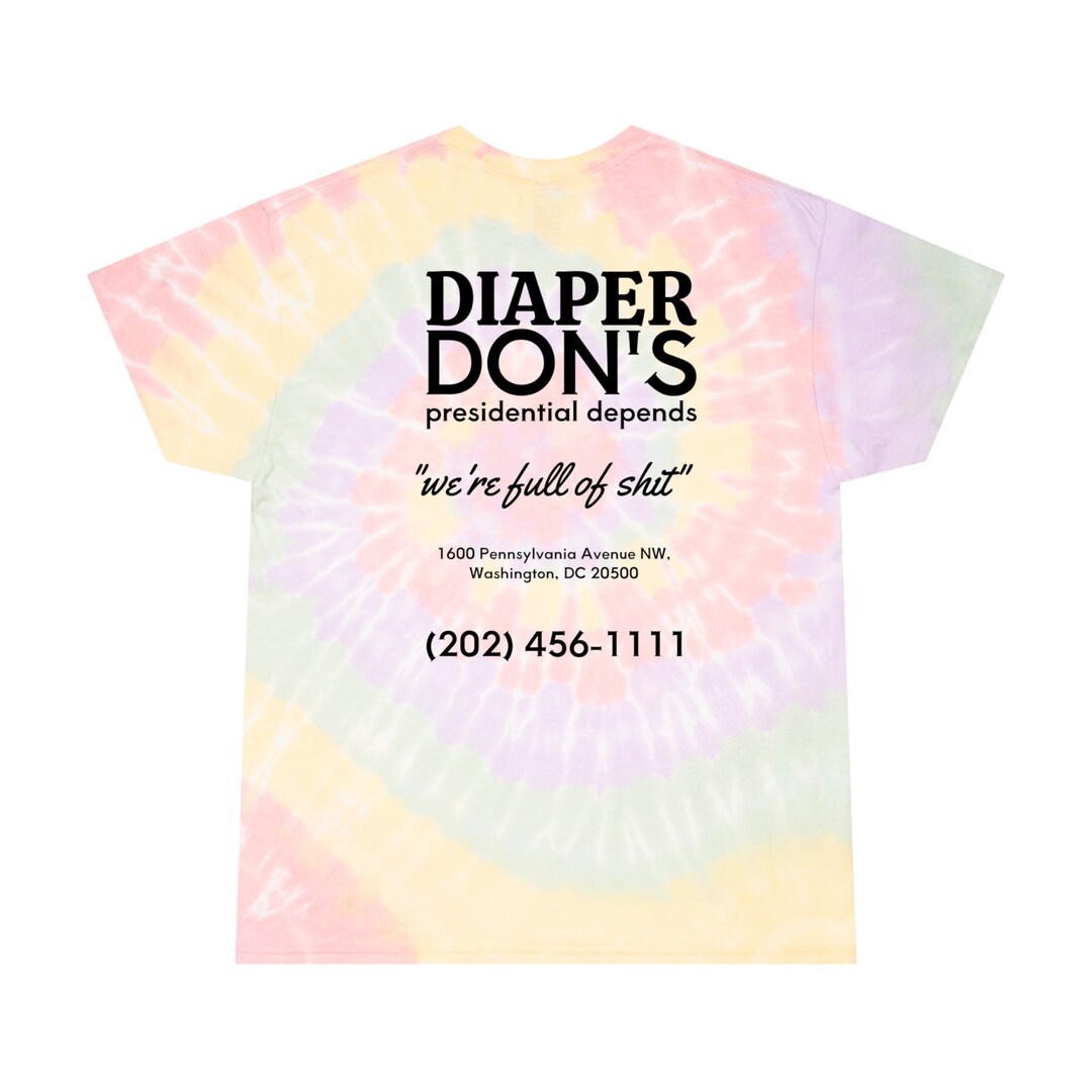 Tie-die Diaper Don's: Donald Dump 2024 - Etsy
