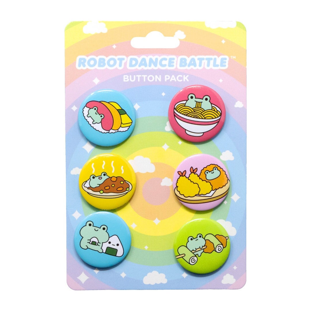 Robot Dance Battle Button Pack - Toads - Etsy