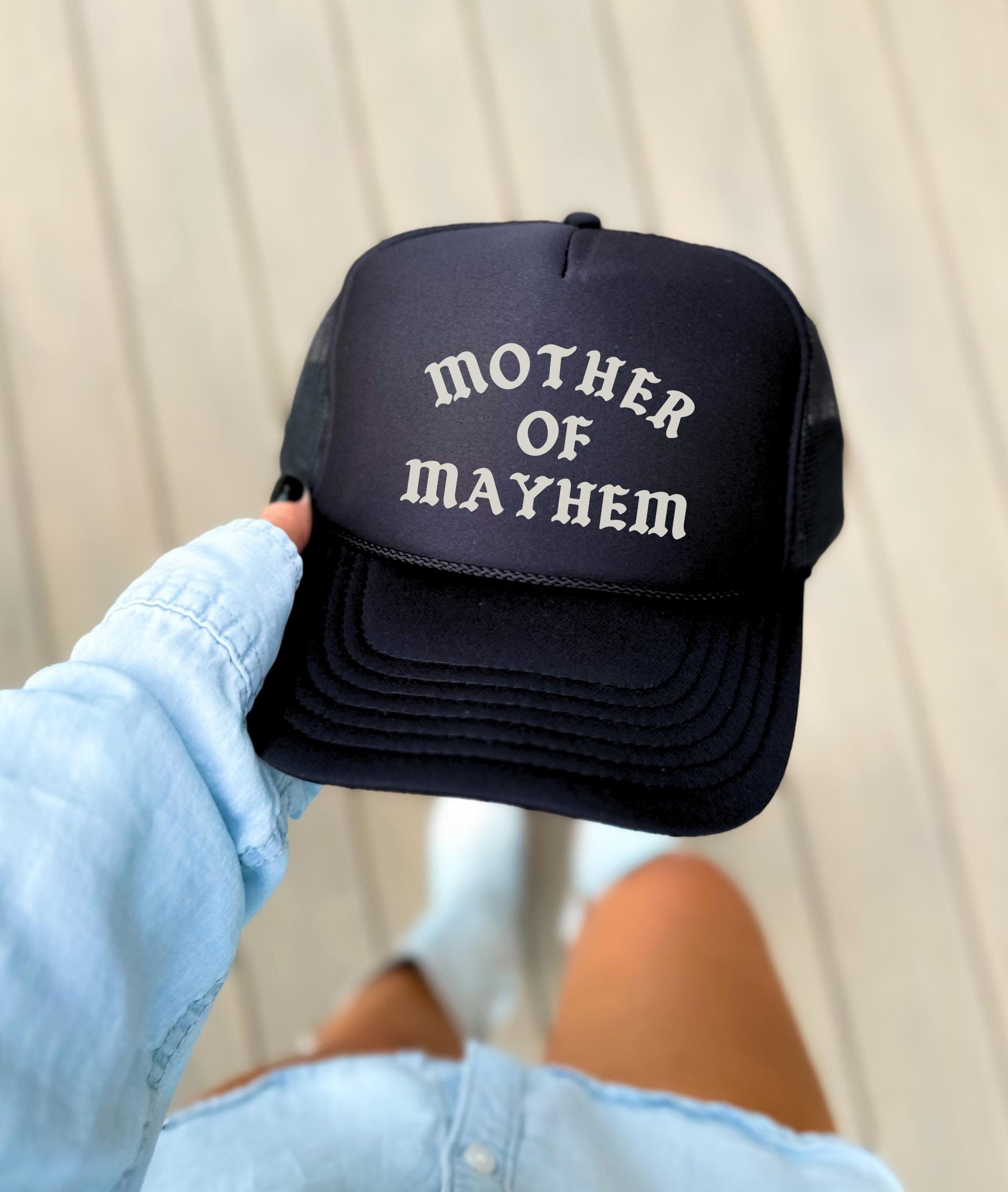 Mother of Mayhem Trucker Hat for Women, Womens Trucker Hat, Mom Hat ...