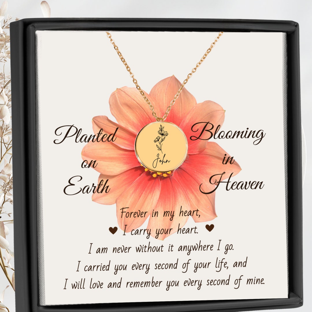 Baby’s Breath Miscarriage Gift, Grieving Mom Gift Necklace, Miscarriage ...