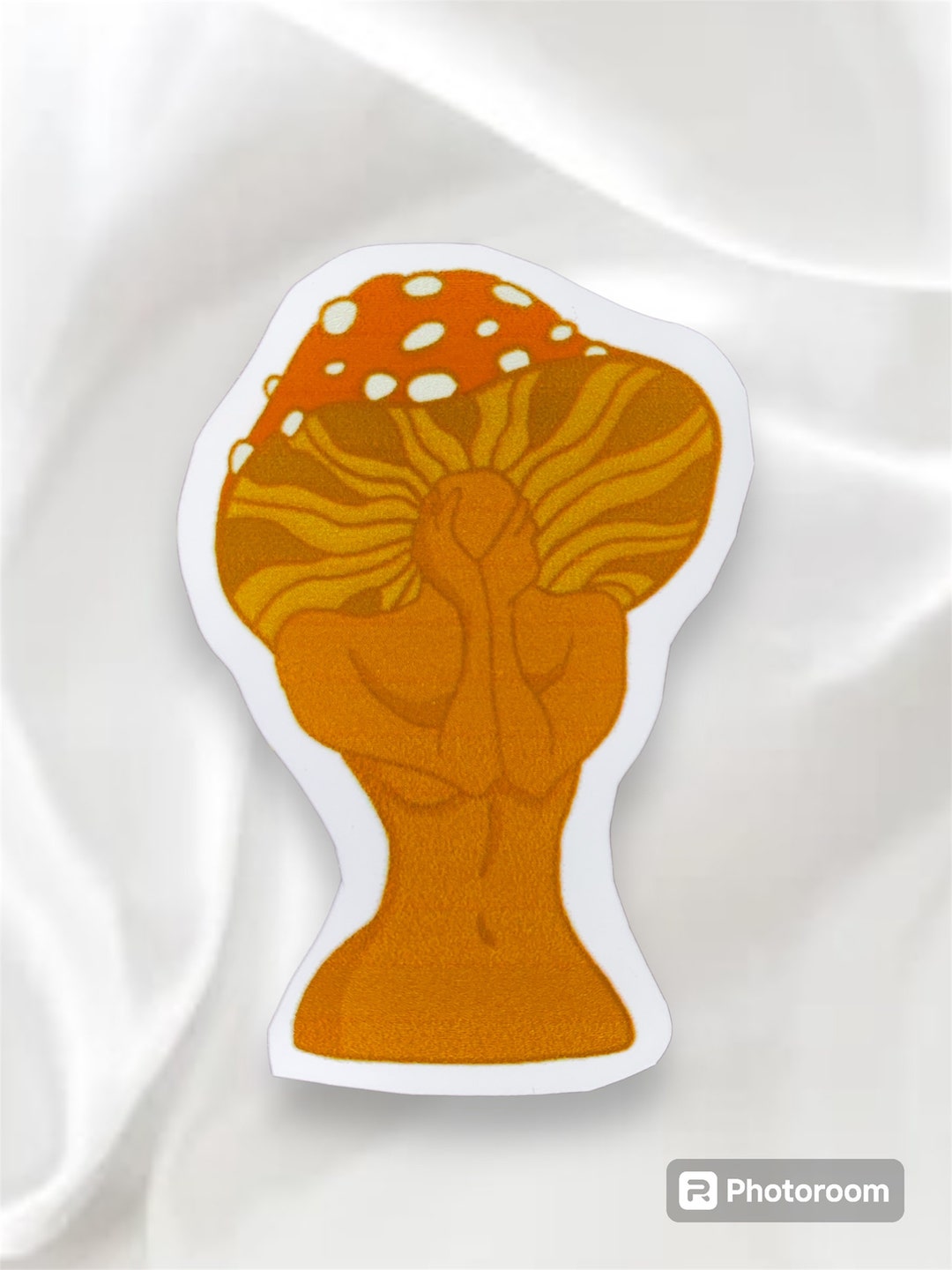 Body Positivity Mush Head Mental Health Waterproof Vinyl Sticker - Etsy