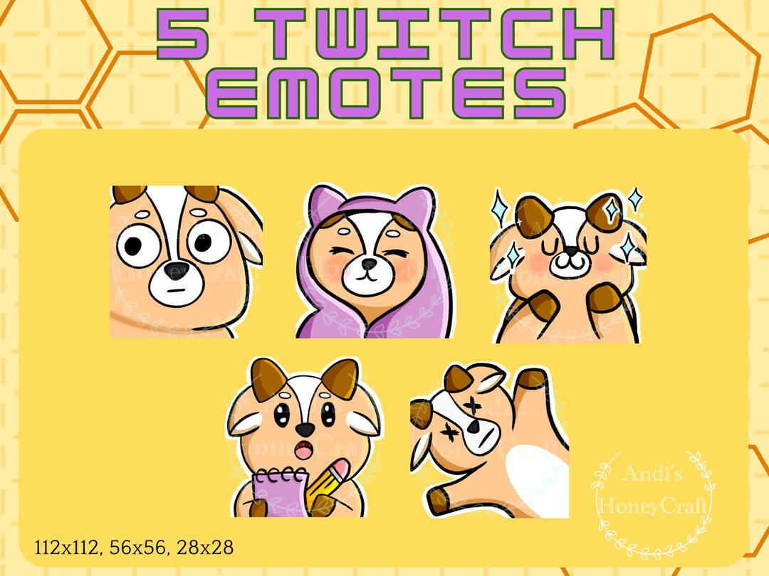 5 Goat Emote Pack Cute Goat Emotes for Twitch, Youtube or Discord - Etsy