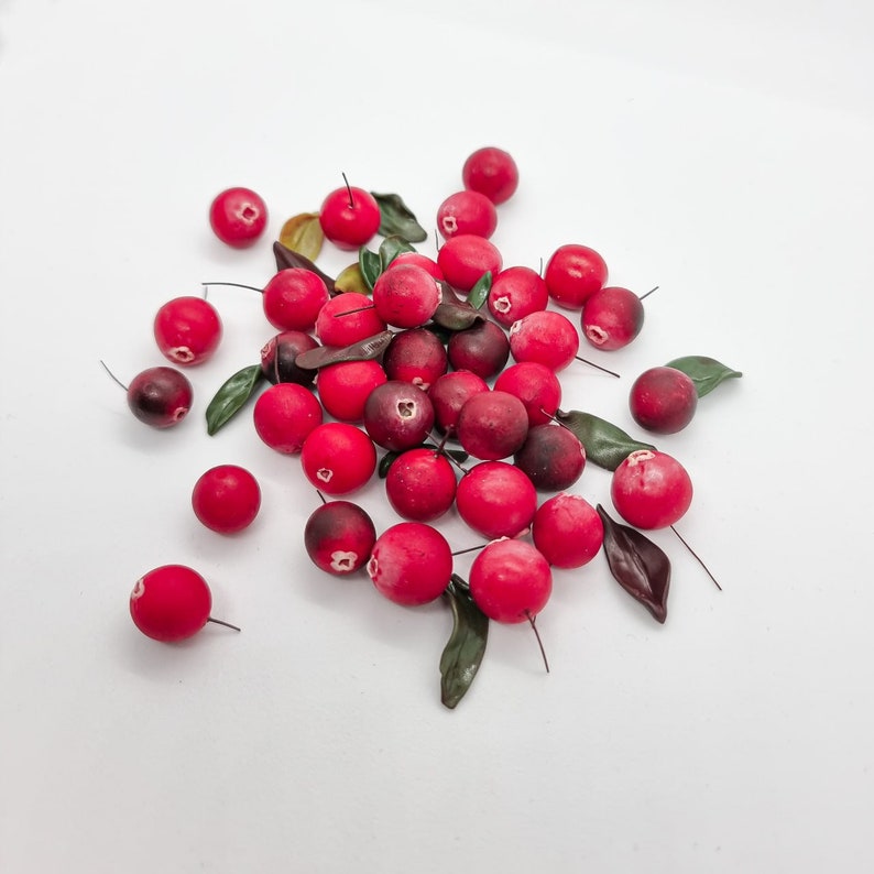 Handmade Cranberry real Size, No Moles Used - Etsy
