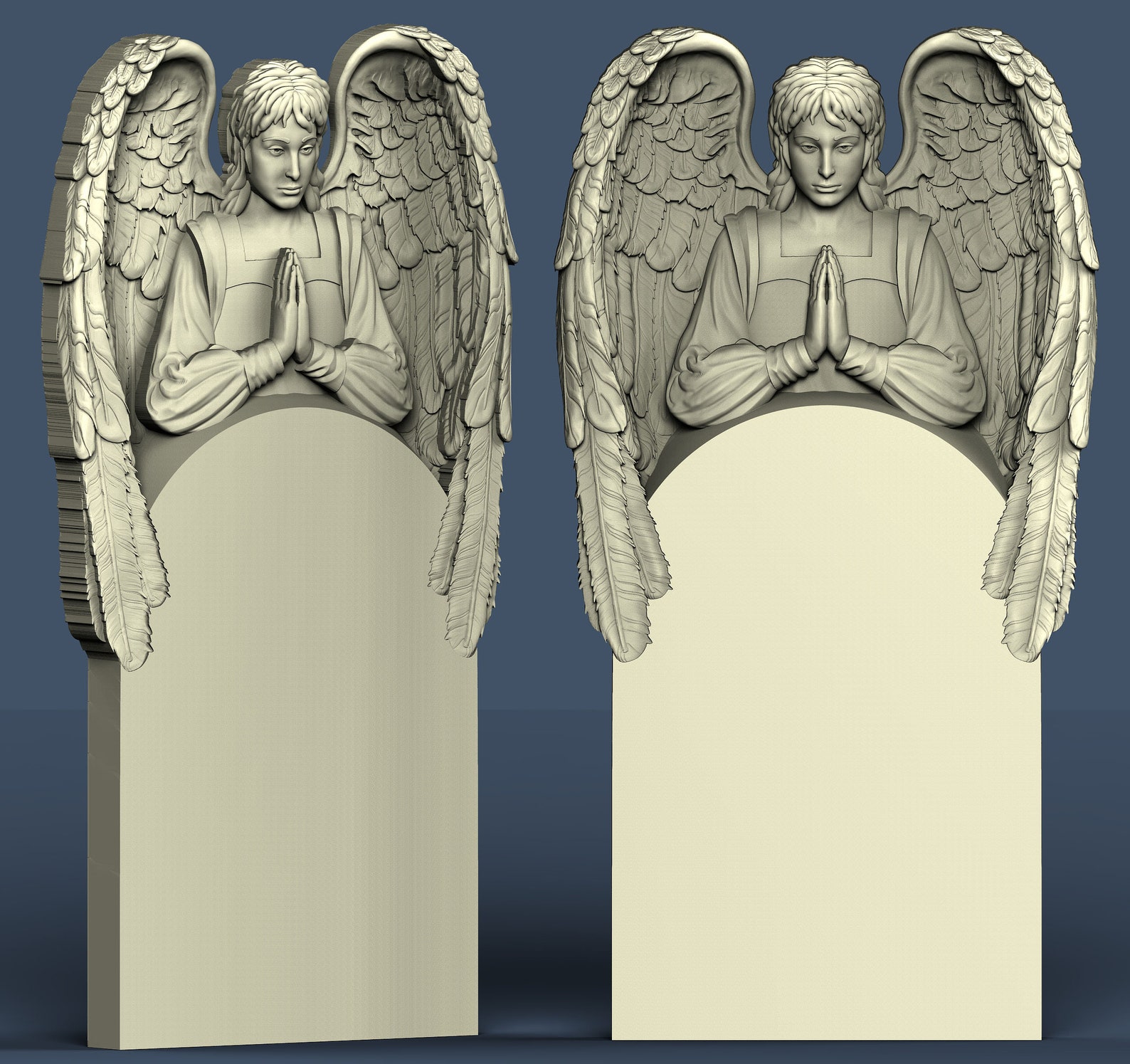 Tombstone Gravestone STL - Etsy