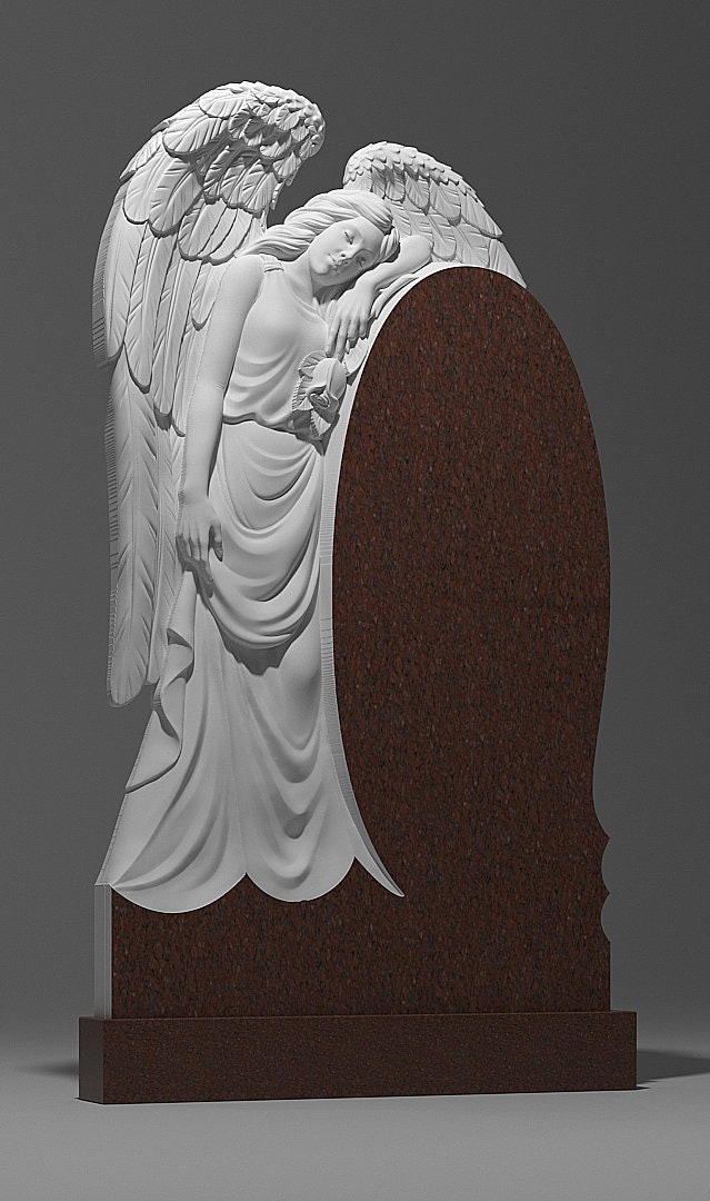 Tombstone Gravestone STL - Etsy