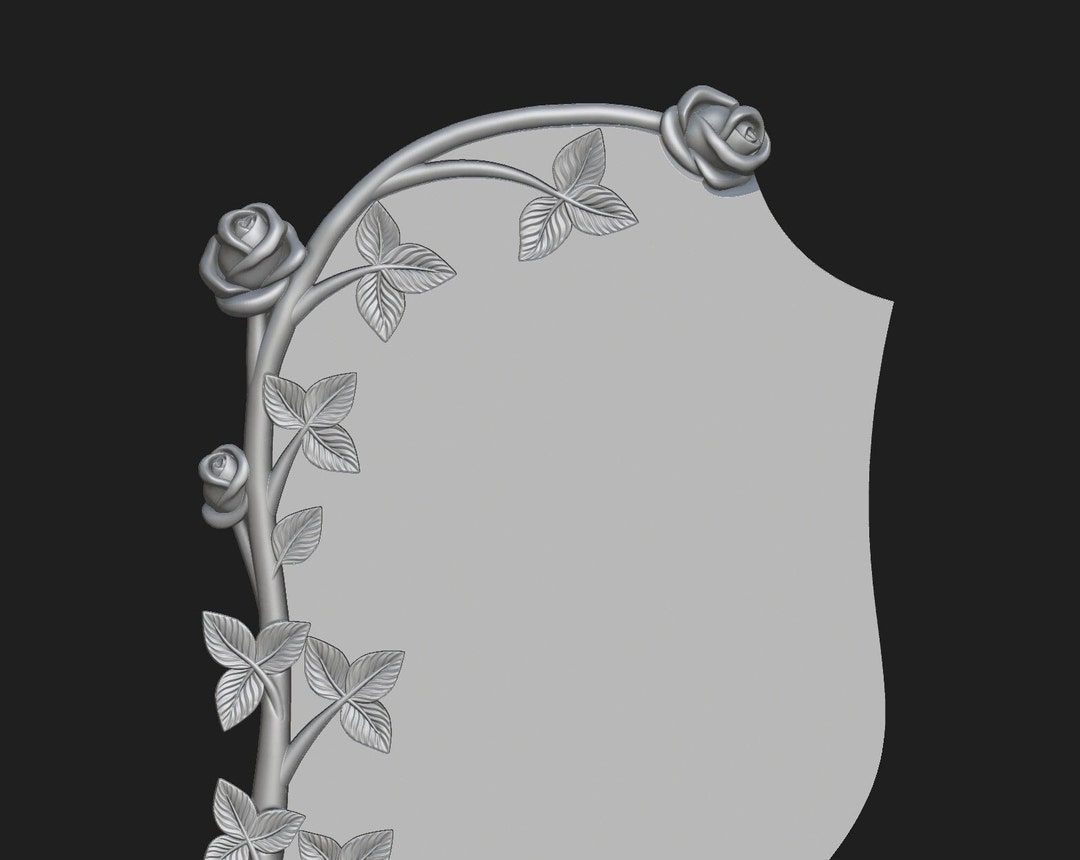Tombstone Gravestone STL - Etsy