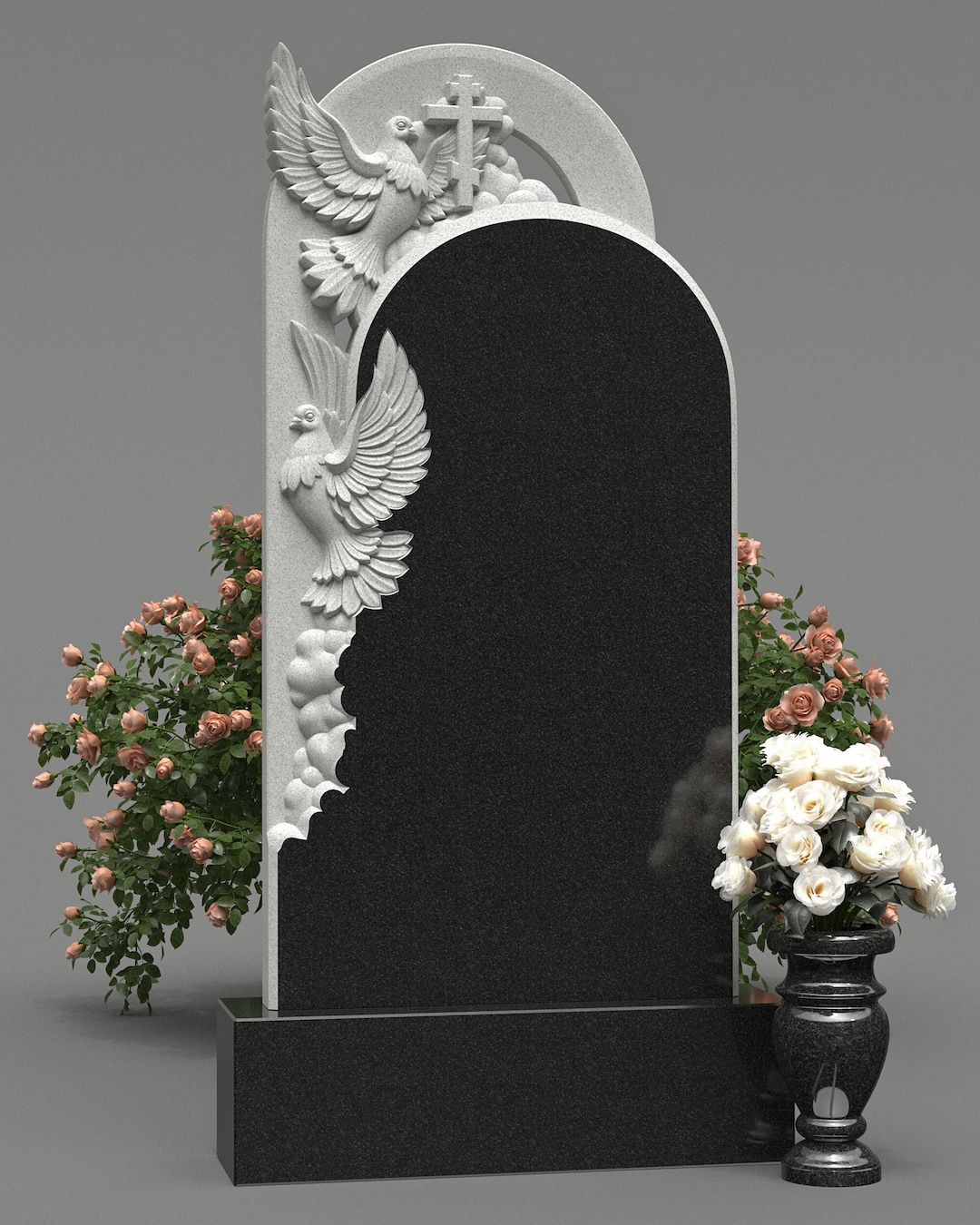 Tombstone Gravestone STL - Etsy