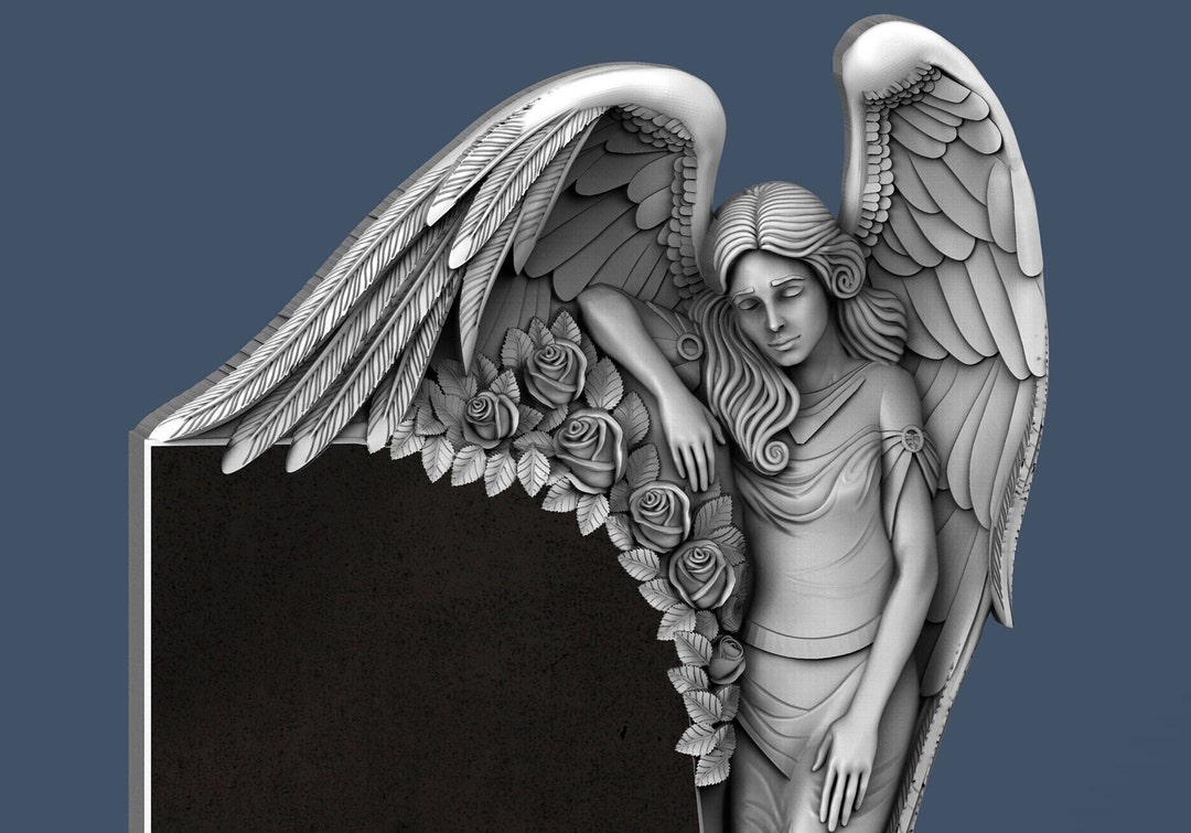 Tombstone Gravestone STL - Etsy
