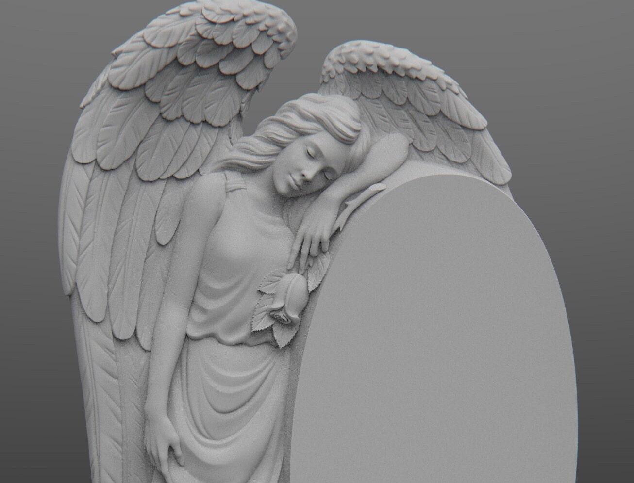 Tombstone Gravestone STL - Etsy