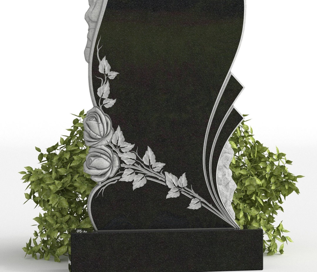 Tombstone Gravestone STL - Etsy