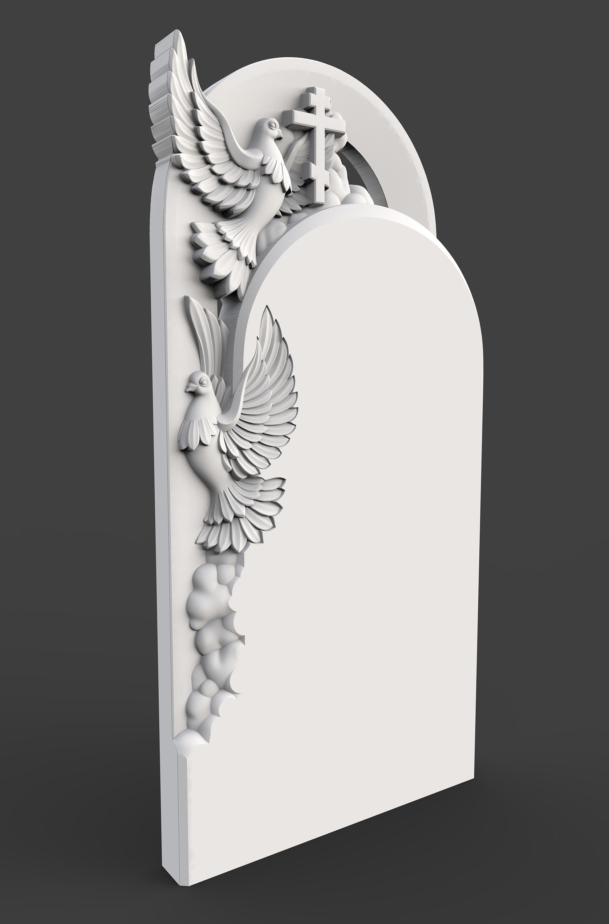 Tombstone Gravestone STL - Etsy