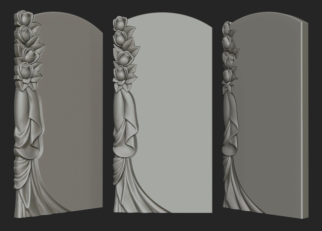 Tombstone Gravestone Stl - Etsy