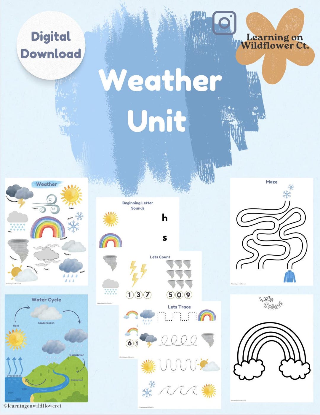 Weather Unit Study - Etsy