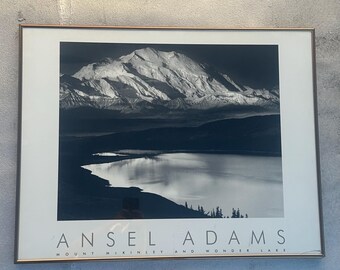 Ansel Adams frozen Lakes & Cliffs Custom Framed NEW ART - Etsy
