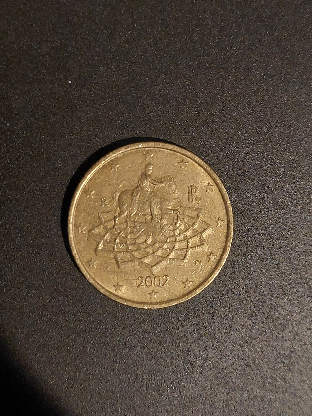 Rare 50 Euro Cents Coin 2002 Italy - Etsy