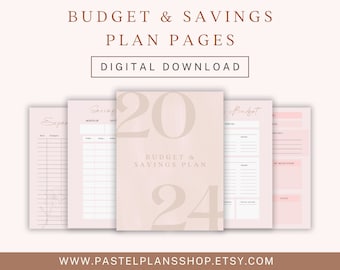 Printable Savings Tracker Budget Planner Money Management Financial ...