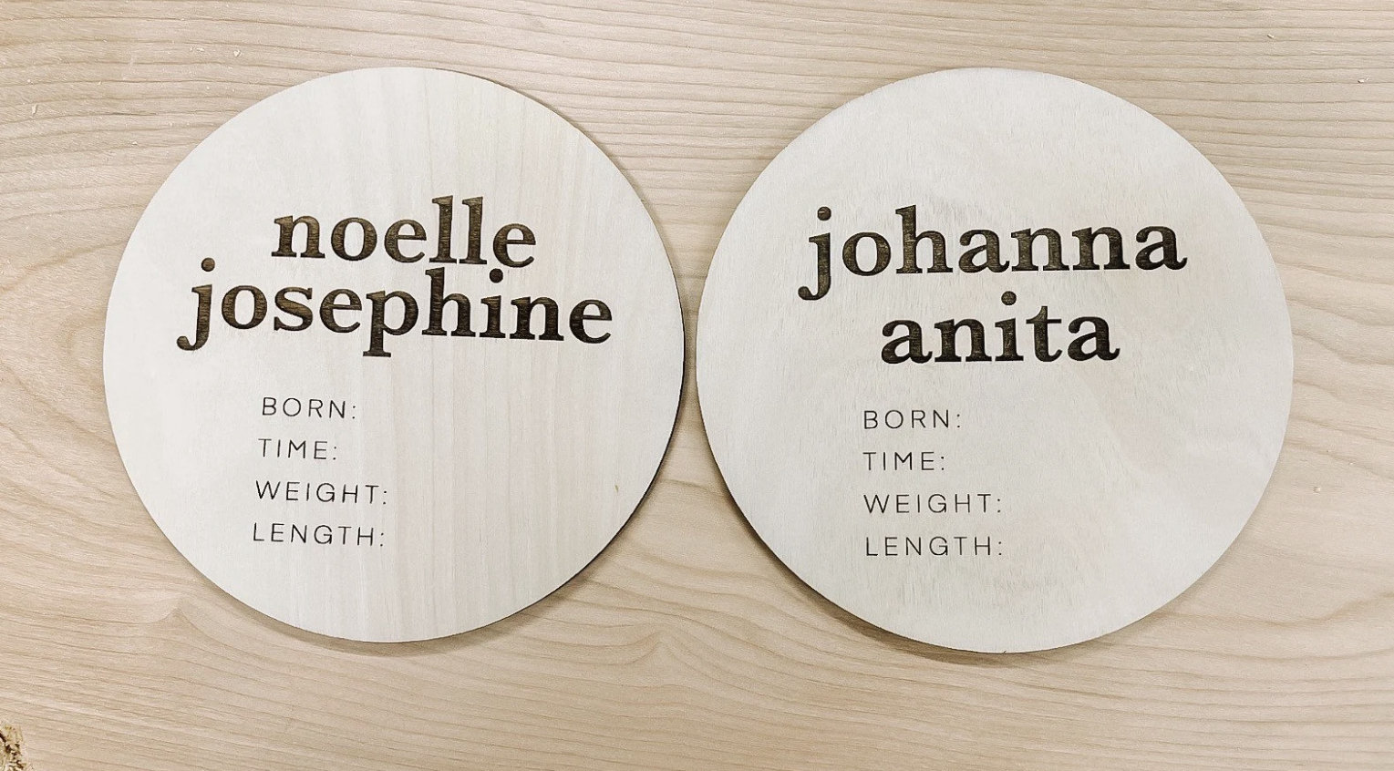 Wooden Baby Announcement Sign, Birth Reveal, Birth Stats Sign ...