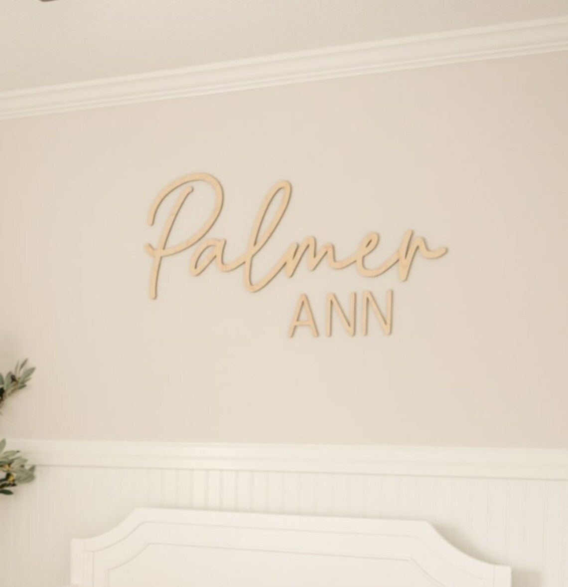 Baby Girl Nursery Name Sign, Baby Boy Nursery Name Sign, Minimalistic ...