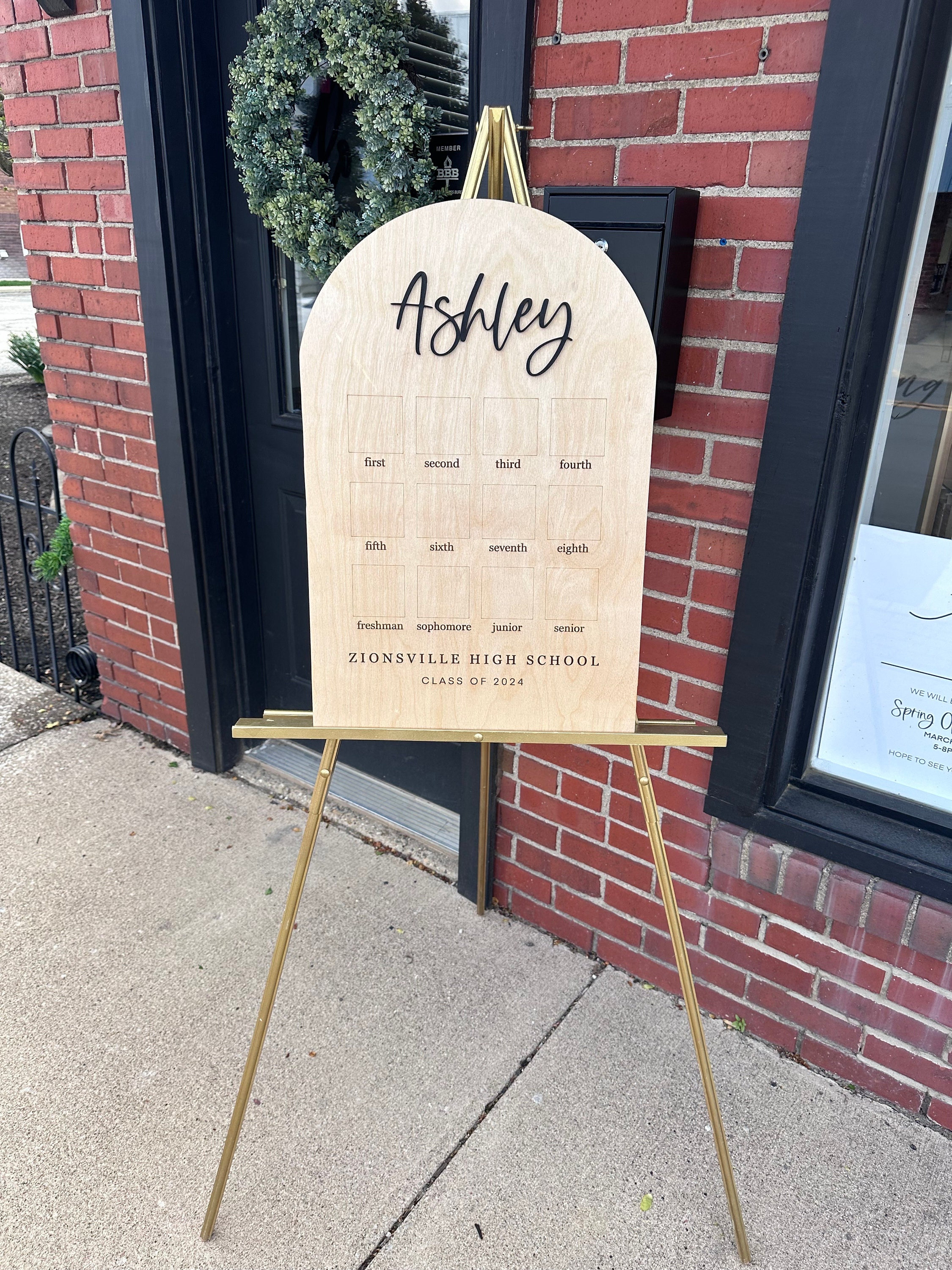 Graduation Open House Sign, High School Graduation Party, HS Grad Sign ...