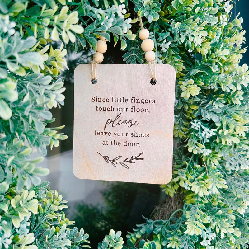 Remove Shoes Sign - Etsy