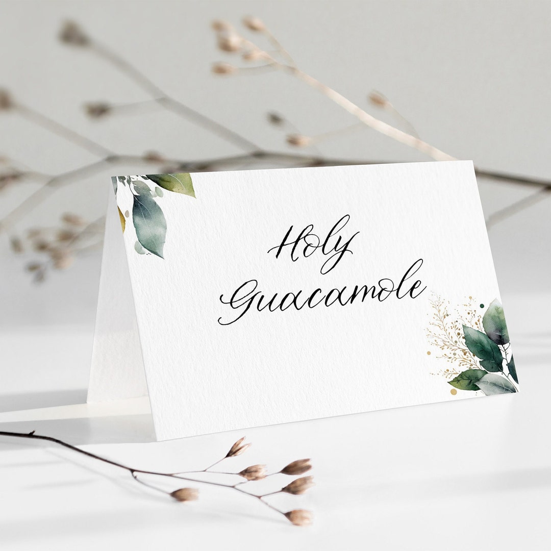 Food Labels for Buffet Printable, Fall Baptism, Food Sign, Food Station ...