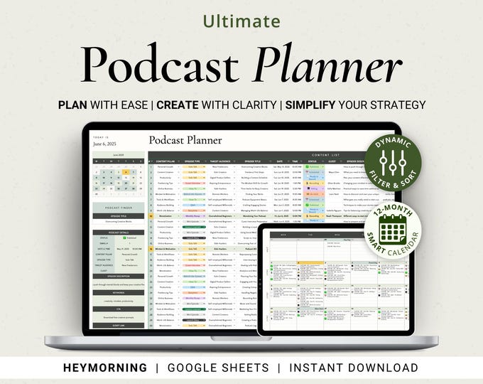 RB SALE* Podcast Channel Workbook • Plan Your Podcast • Become A ...