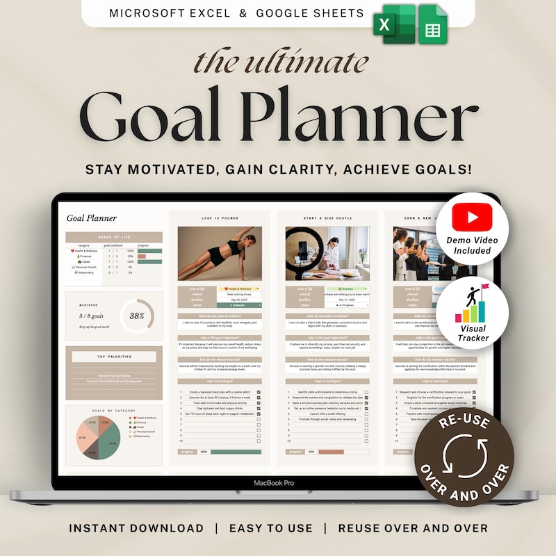 New Years Goal Tracking - Etsy