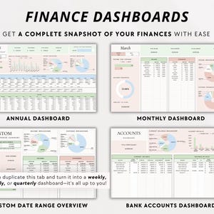 Goal Tracker 2025 Budget Spreadsheet Income and Expense Google Sheets ...