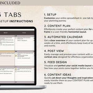 Simple Social Media Planner Spreadsheet Monthly Content Calendar Google ...