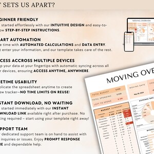 Moving Planner Google Sheets Home Moving Bundle Spreadsheet New ...