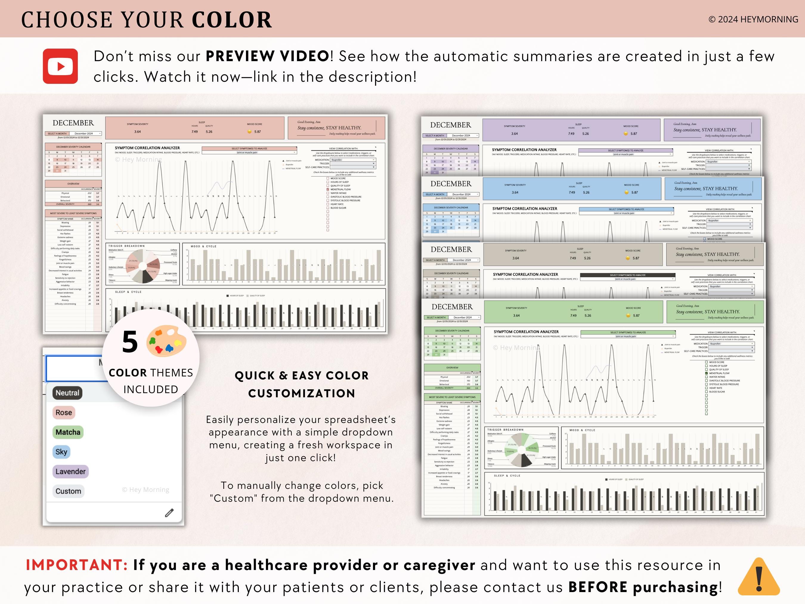 Symptom and Period Tracker Spreadsheet PMDD PMS Symptom Tracker Google ...