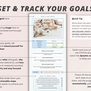 Goal Tracker 2025 Budget Spreadsheet Income and Expense Google Sheets ...
