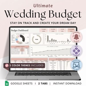 Wedding Budget Planner Google Sheets Honeymoon Budget Spreadsheet ...
