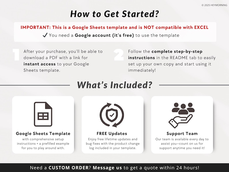 Goal Tracker 2025 Budget Spreadsheet Income and Expense Google Sheets ...