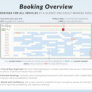 Car Rental Booking Calendar Google Sheets Vehicle Reservation ...
